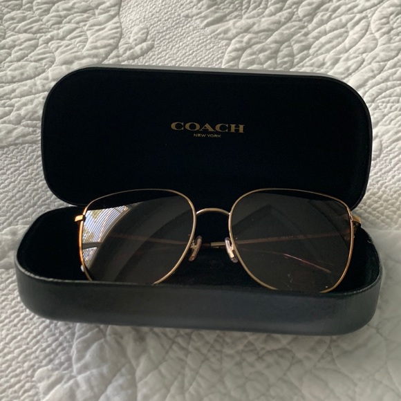 Coach Accessories Coach Gold Flower Cat Eye Sunglasses Poshmark